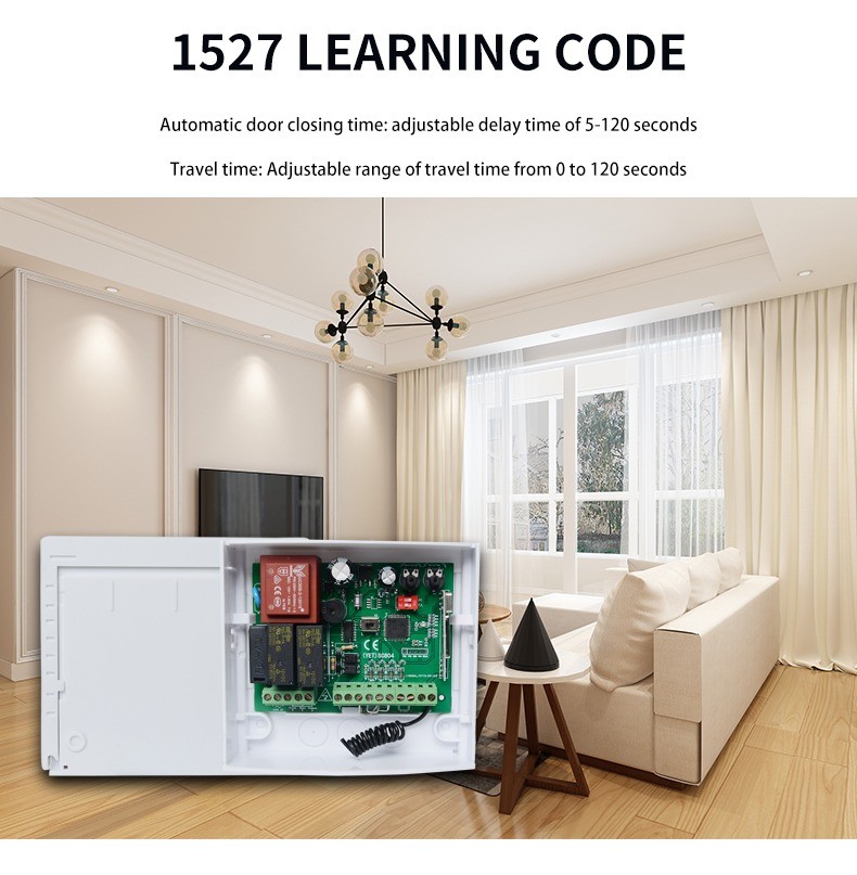 RS804 Rolling shutter door tubular motor receiver - Custom Remote ...